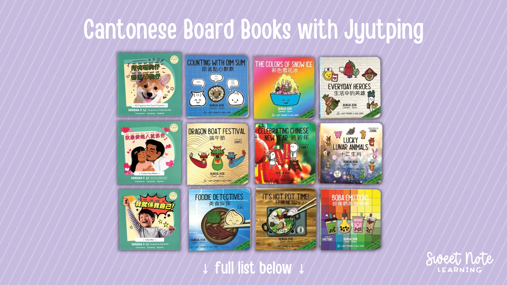Cantonese Books with Jyutping for Learners | Sweet Note Learning
